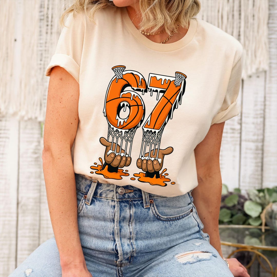 Trendy 67 Basketball Drip : Viral Six Seven Tee - Etsy