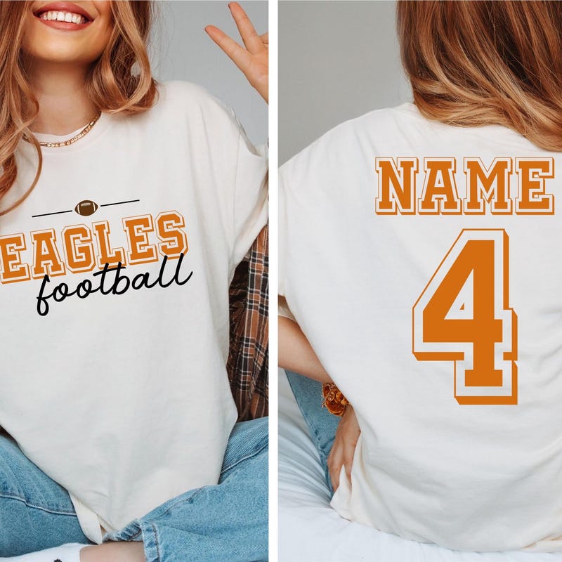 Custom Football Shirt - Etsy
