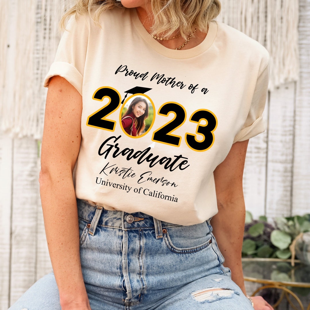 CUSTOM Graduation 2024 Family Matching Shirt, Custom Photo Graduation ...