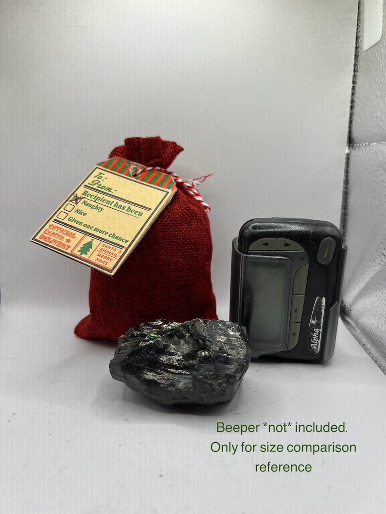 Naughty List Gram ~ Lump of Coal Gag Gift - Etsy