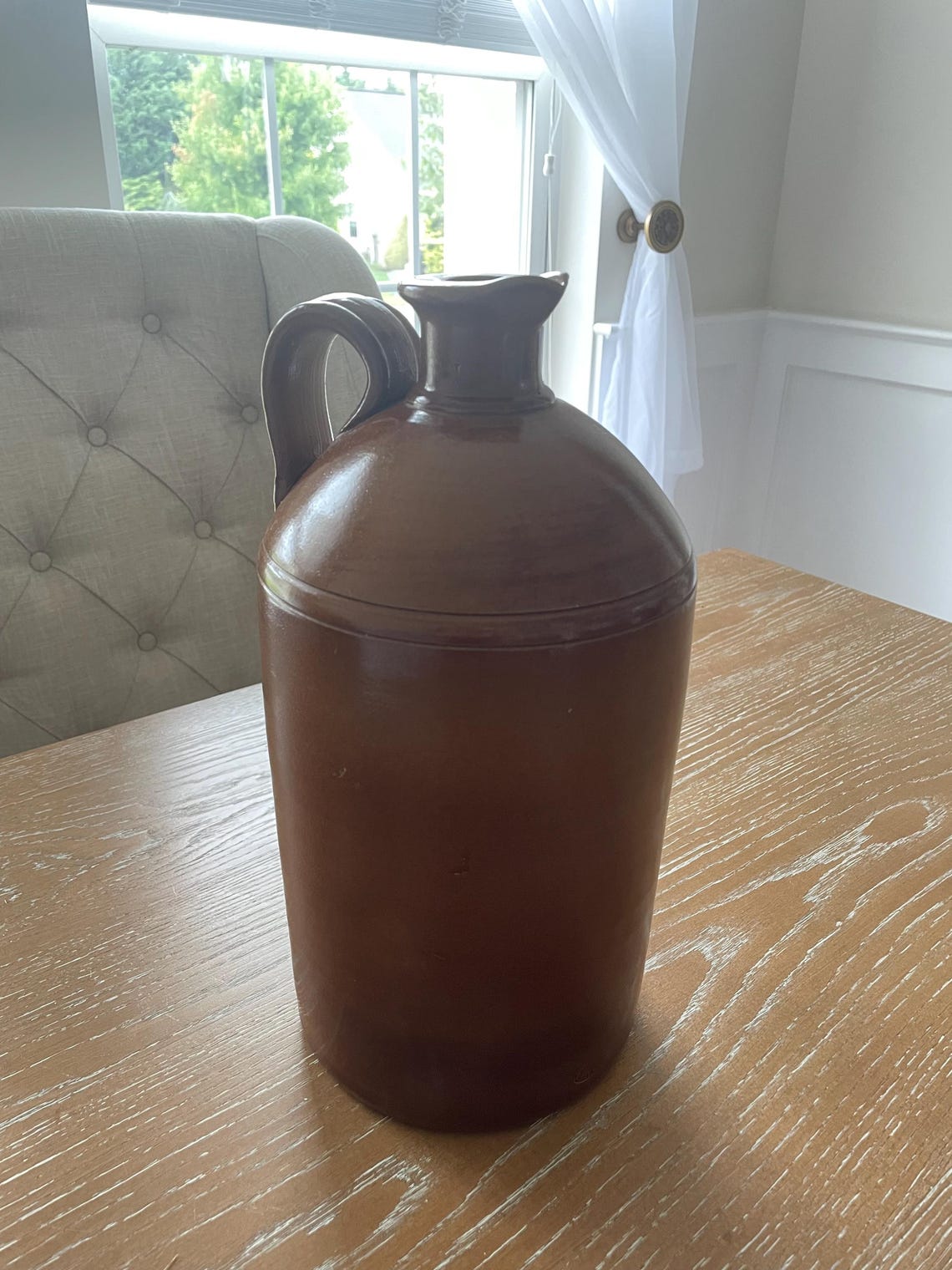 5l Vintage Bourne Denby Pottery With Pour Spout Handle Made In