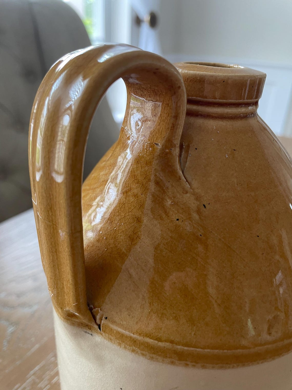 Victorian Salt Glazed Stoneware Moonshine Jug 2 Liter 19th Century ...