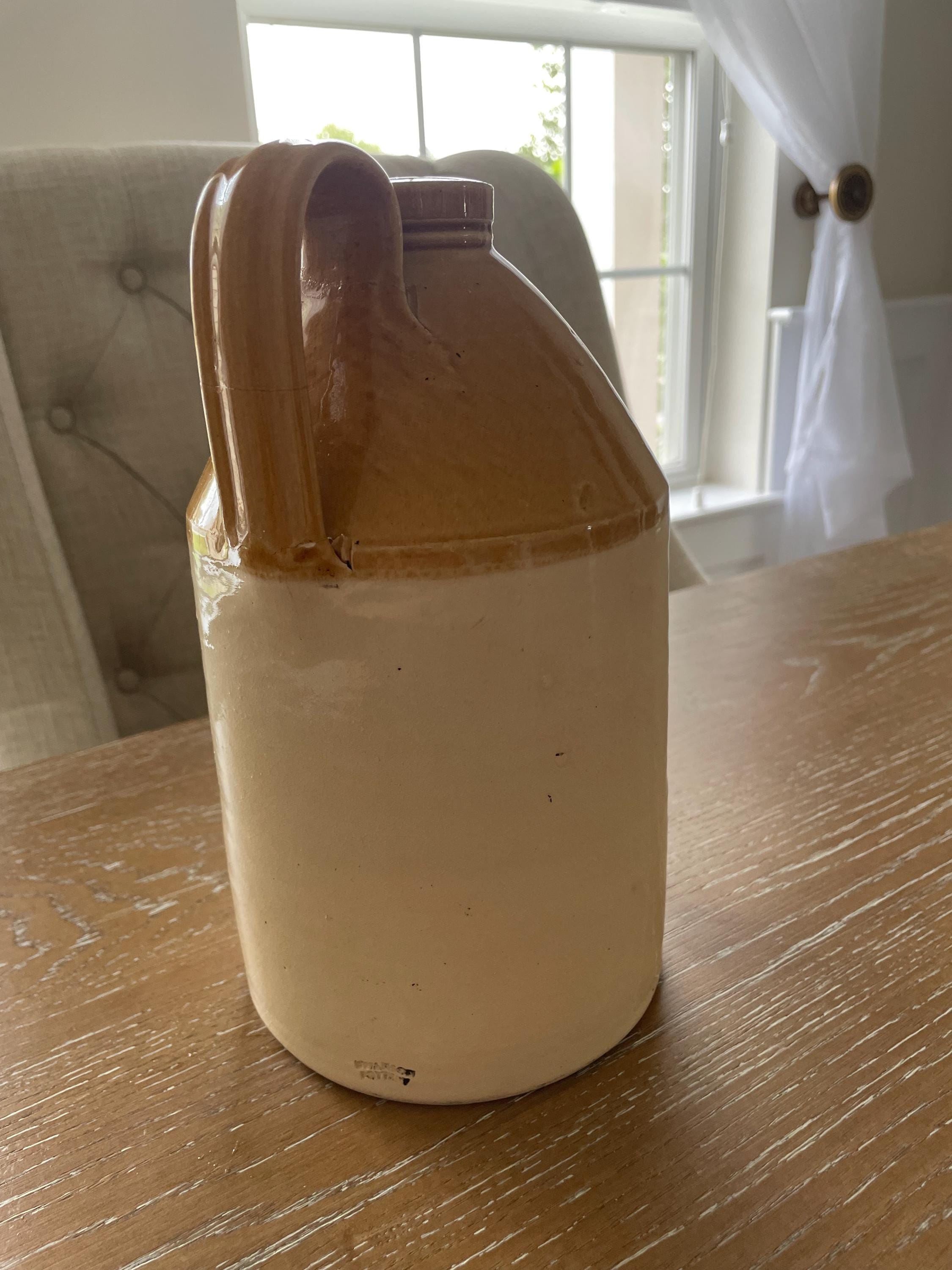 Victorian Salt Glazed Stoneware Moonshine Jug 2 Liter 19th Century ...