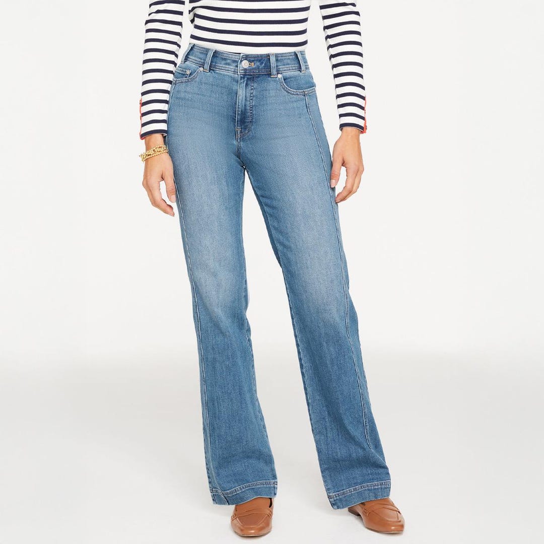 NWT Talbots Spring 2026 Relaxed Bootcut Jean - Treadwell Wash, Misses 2 ...