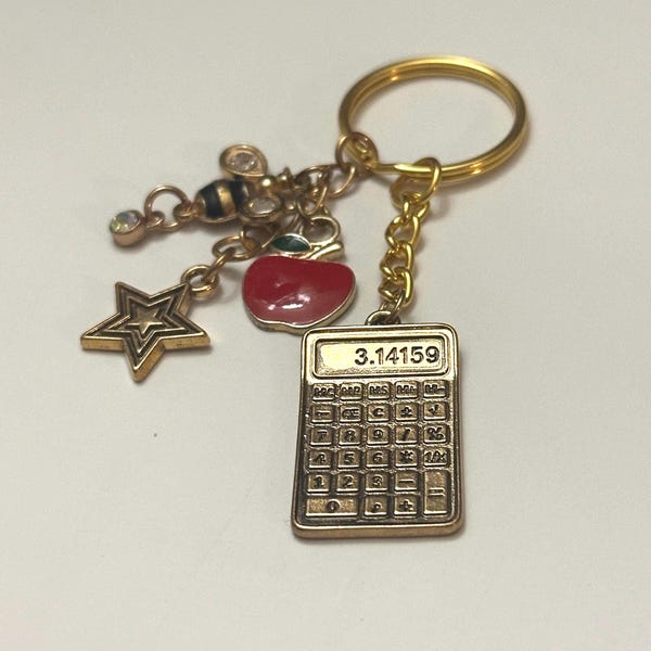 Calculator Keychain - Etsy