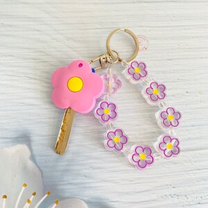 Flower Key Cover,pvc Key Covers,cute Key Cover,kawaii Key Cover,cute ...