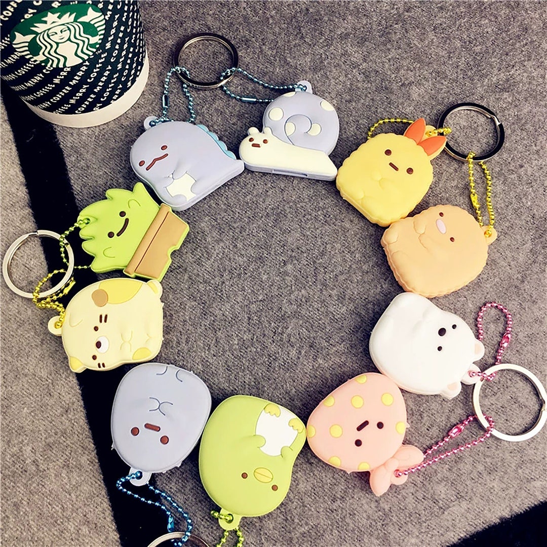 2pcs/set Cute Key Cover,kawaii Cartoon Key Cover,pvc Key Cover,cozy Key ...