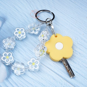 Flower Key Cover,pvc Key Covers,cute Key Cover,kawaii Key Cover,cute ...