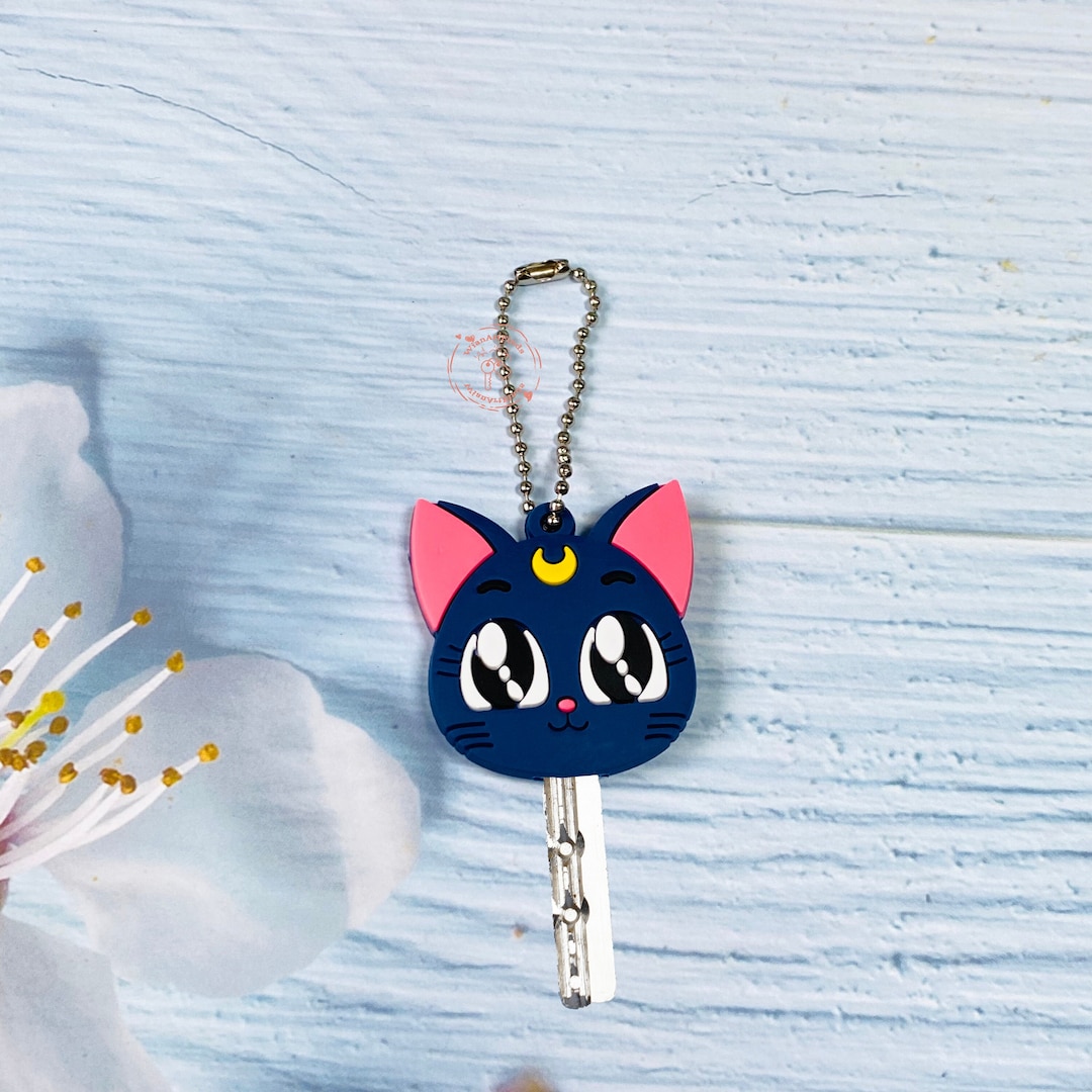 Cute Cat Key Cover,kawaii Cartoon Key Cover,pvc Key Covers,cozy Key ...