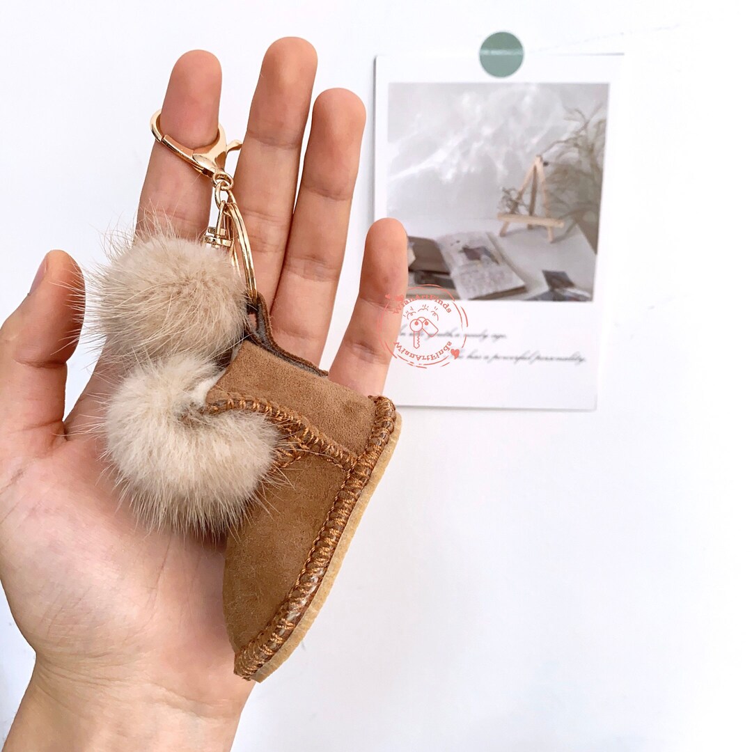 Mini Plush Boots Pendant,bag Charm,multi Colors,cute Boots Keychain ...
