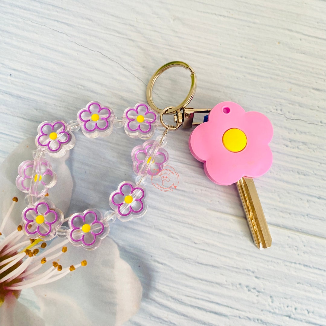 Flower Key Cover,pvc Key Covers,cute Key Cover,kawaii Key Cover,cute ...