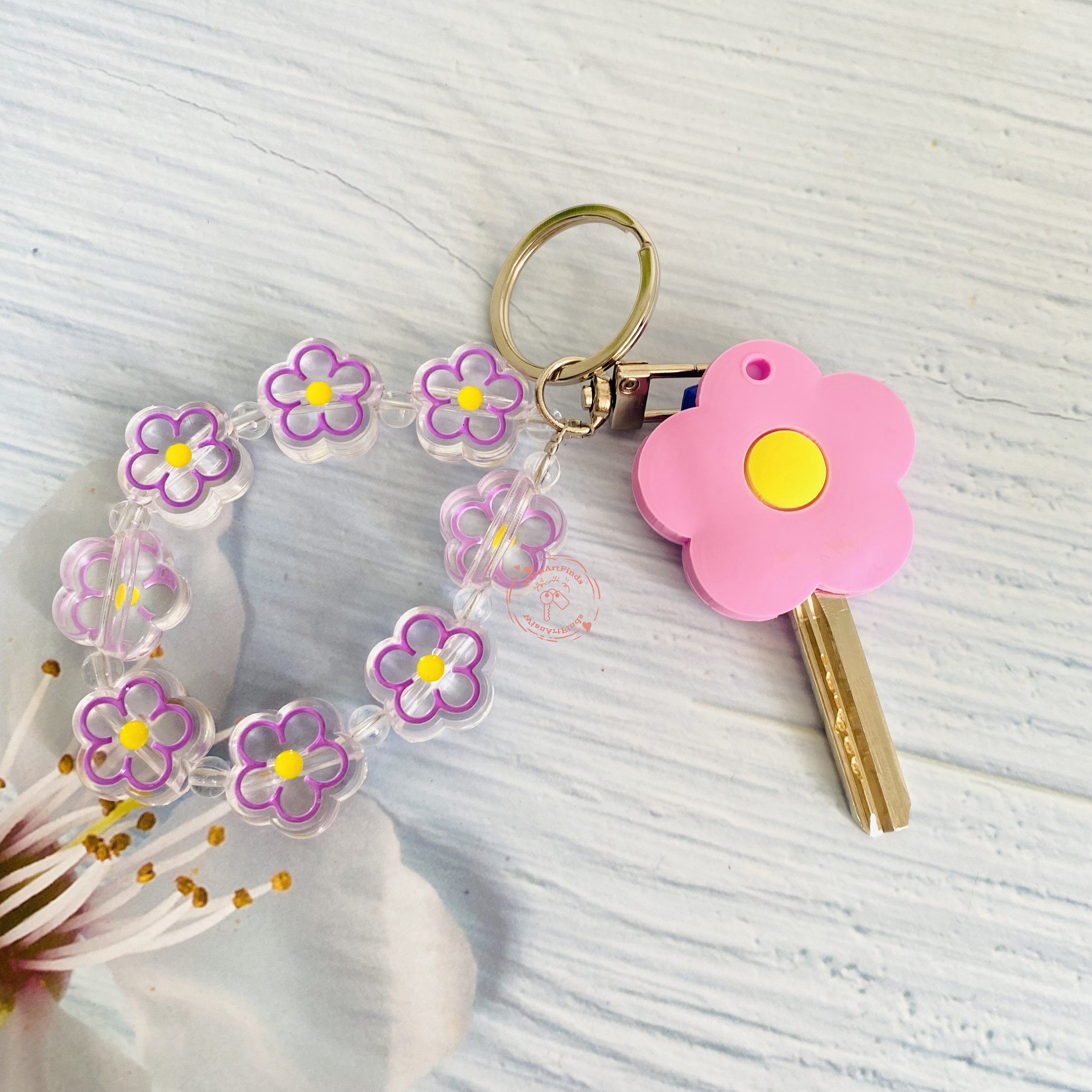 Flower Key Cover,pvc Key Covers,cute Key Cover,kawaii Key Cover,cute ...