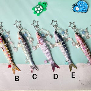 Fish Bait Keychain, Lucky Keyring, Fish Lure Keychains, Keychain With ...