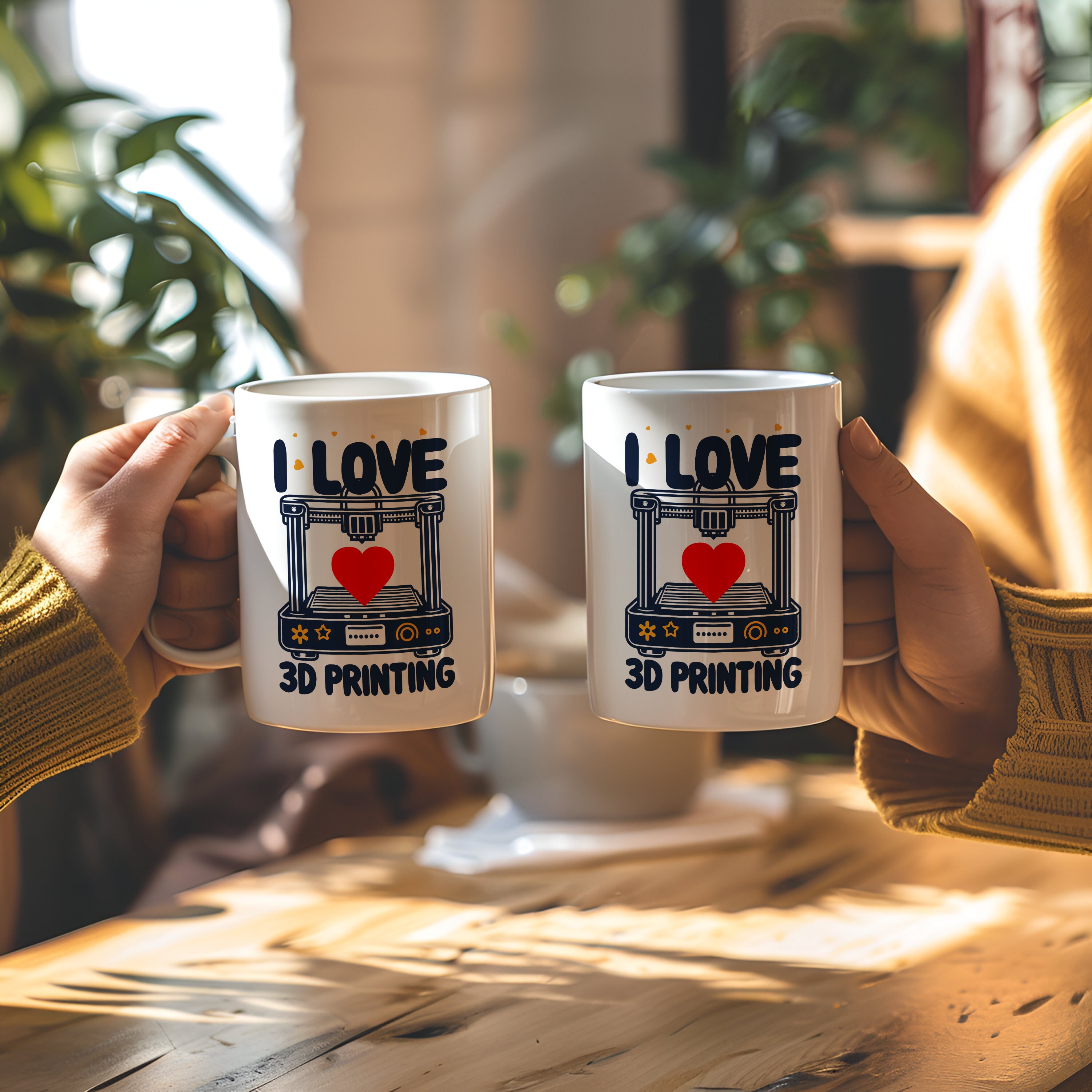 I LOVE 3D PRINTING Enthusiast Mug, 3D Printing Lover Mug, Mug, Coffee ...