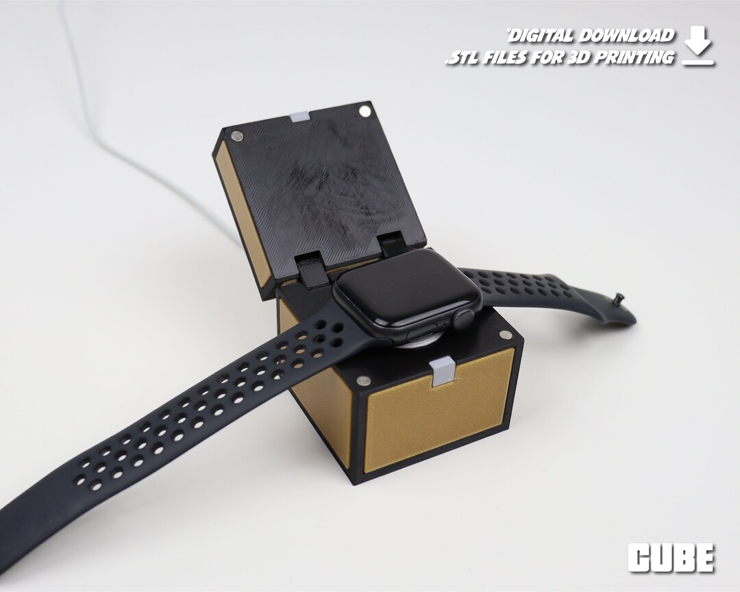 Minecraft Chest Apple Watch Charger Stand - Etsy