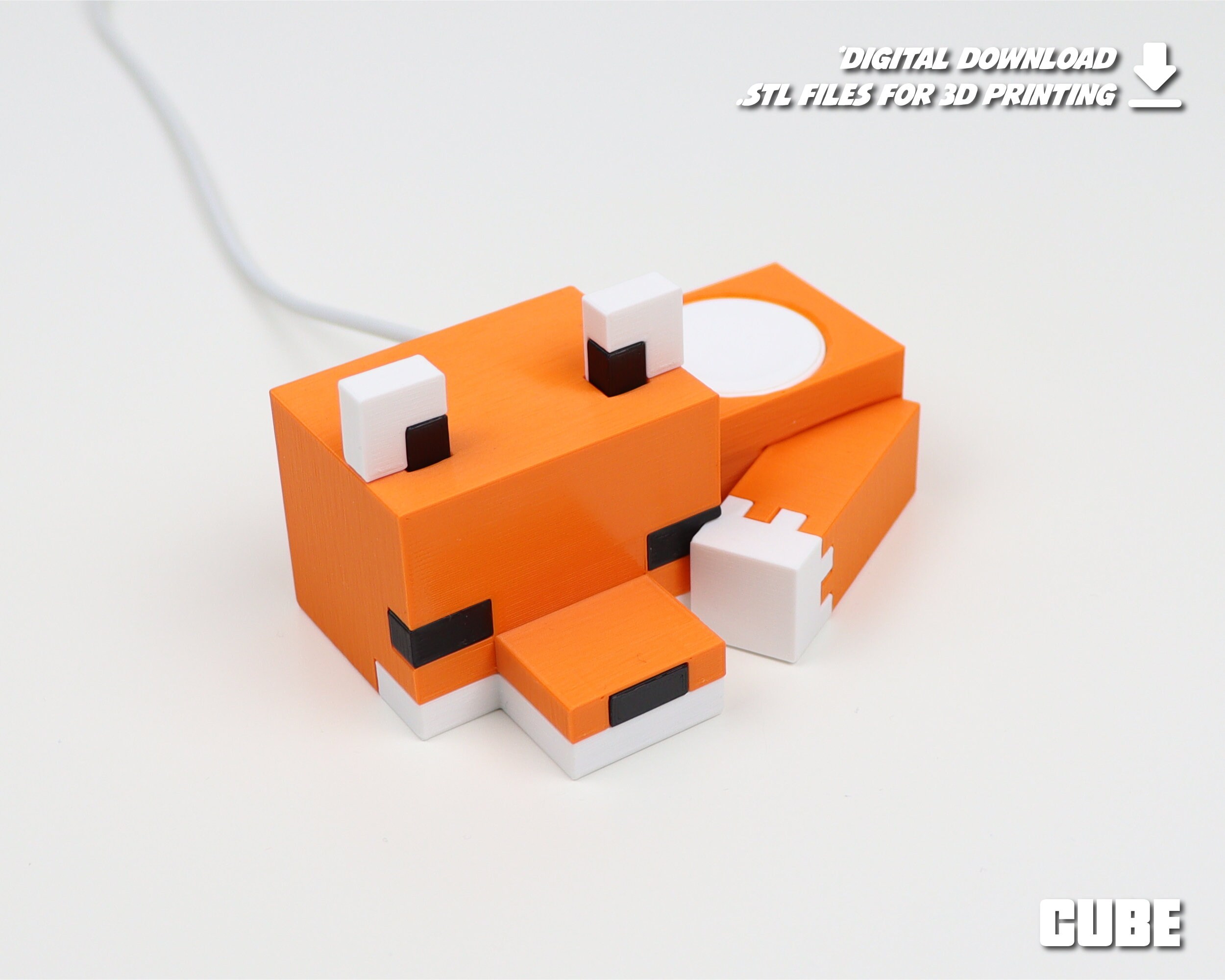 Minecraft Fox Apple Watch Charger Stand - Etsy