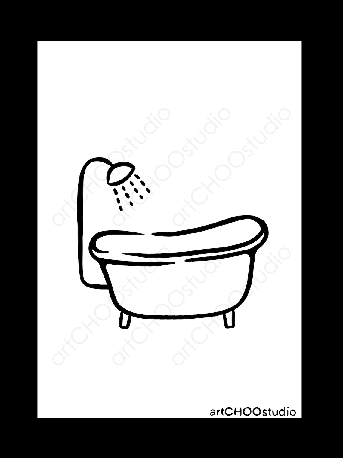 Charming BATHROOM Sign Digital Download - Add Style to Your Lavatory ...