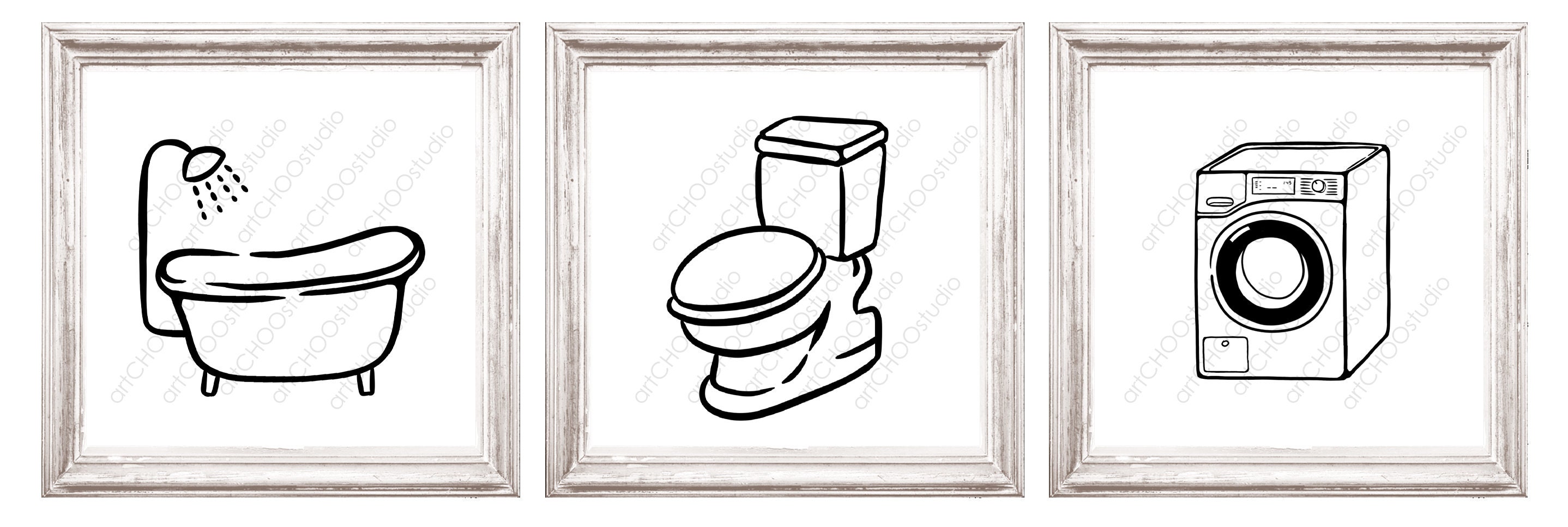 Charming TOILET Sign Digital Download - Add Style to Your Lavatory ...