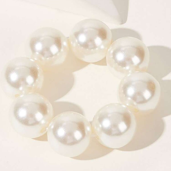 Pearl Scrunchie - Etsy
