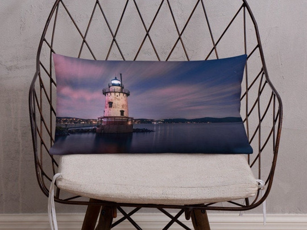 Westchester Lighthouse| Sleepy Hollow Lighthouse Throw Pillow ...