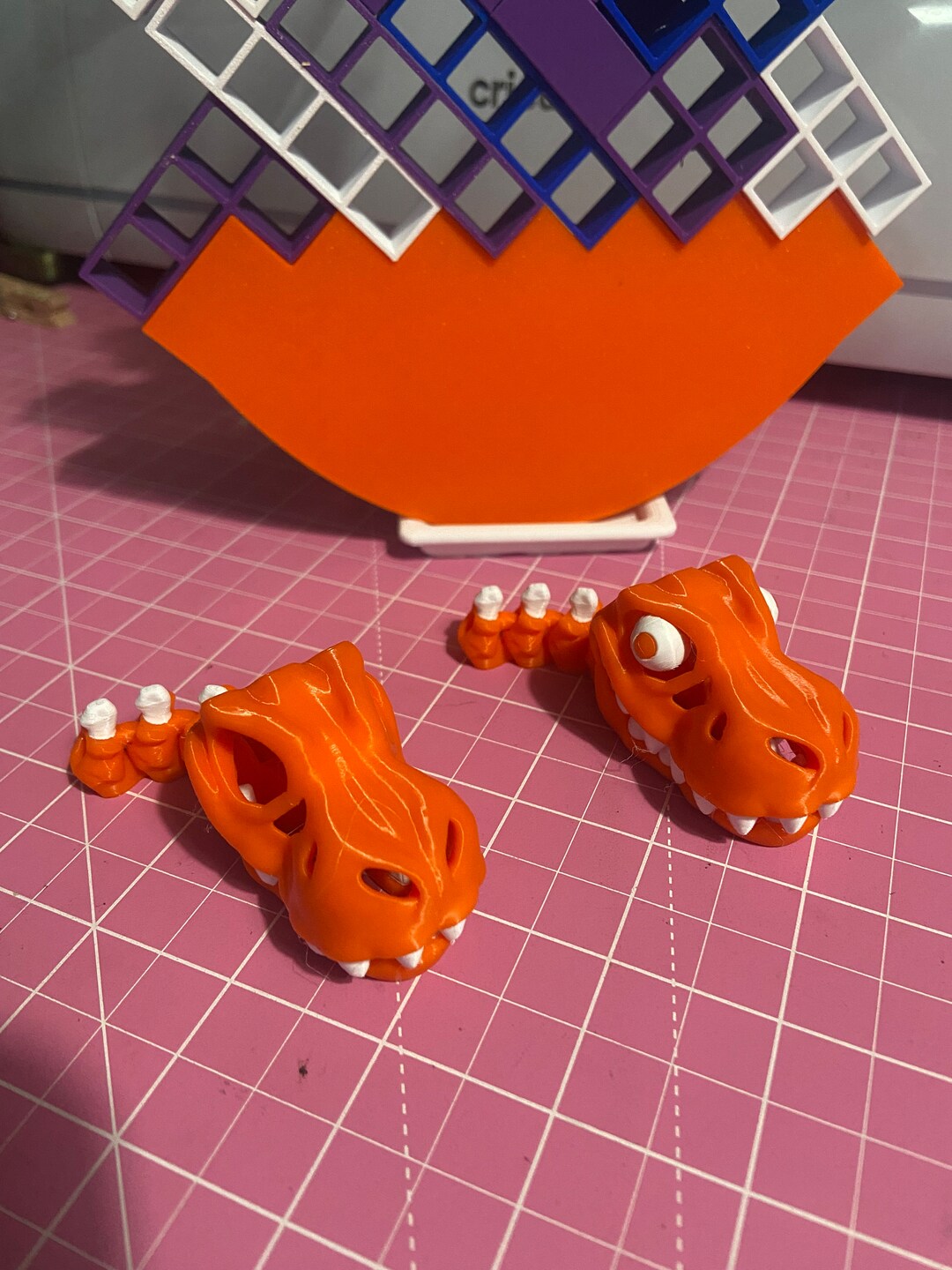 3D Printed Dino Keychain: PLA Biodegradable - Etsy