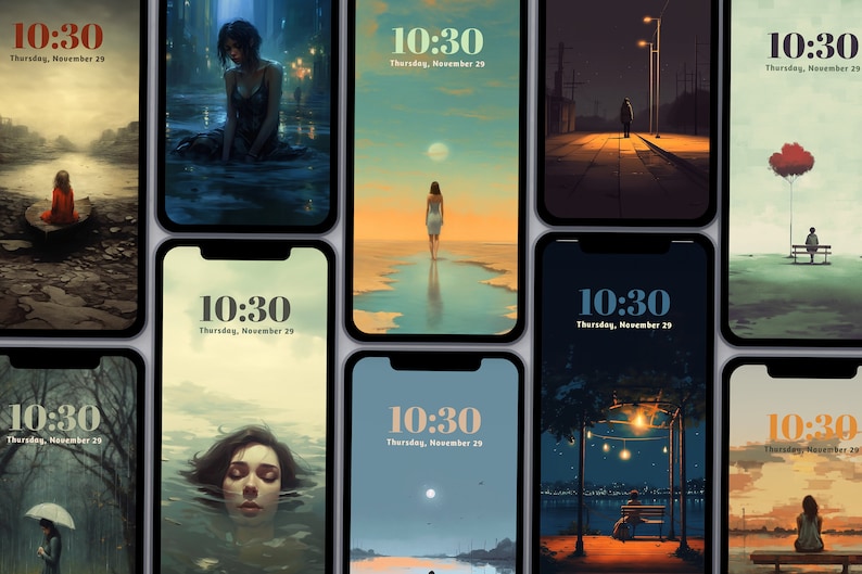 Aesthetic & Moody iPhone Wallpapers | 10 Minimalist and Dark-themed ...