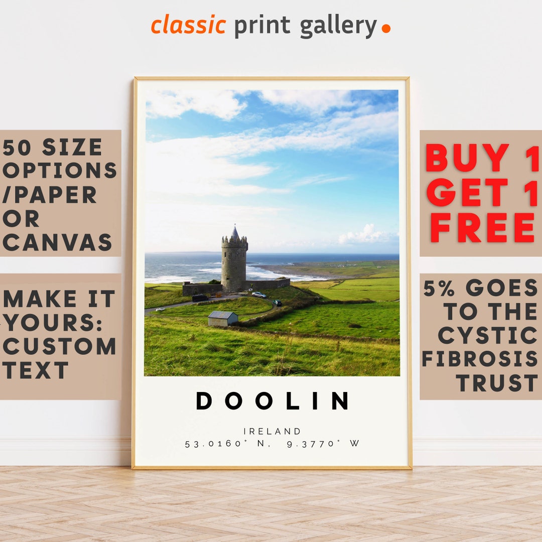 Doolin Poster Colorful Print, Doolin Wall Art, Doolin Photo Decor ...