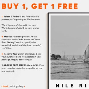 Nile River Poster Black and White Print, Nile River Wall Art, Nile ...