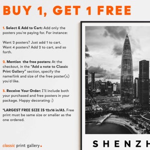 Shenzhen Print Black and White Photo, Shenzhen Wall Art, Shenzhen ...