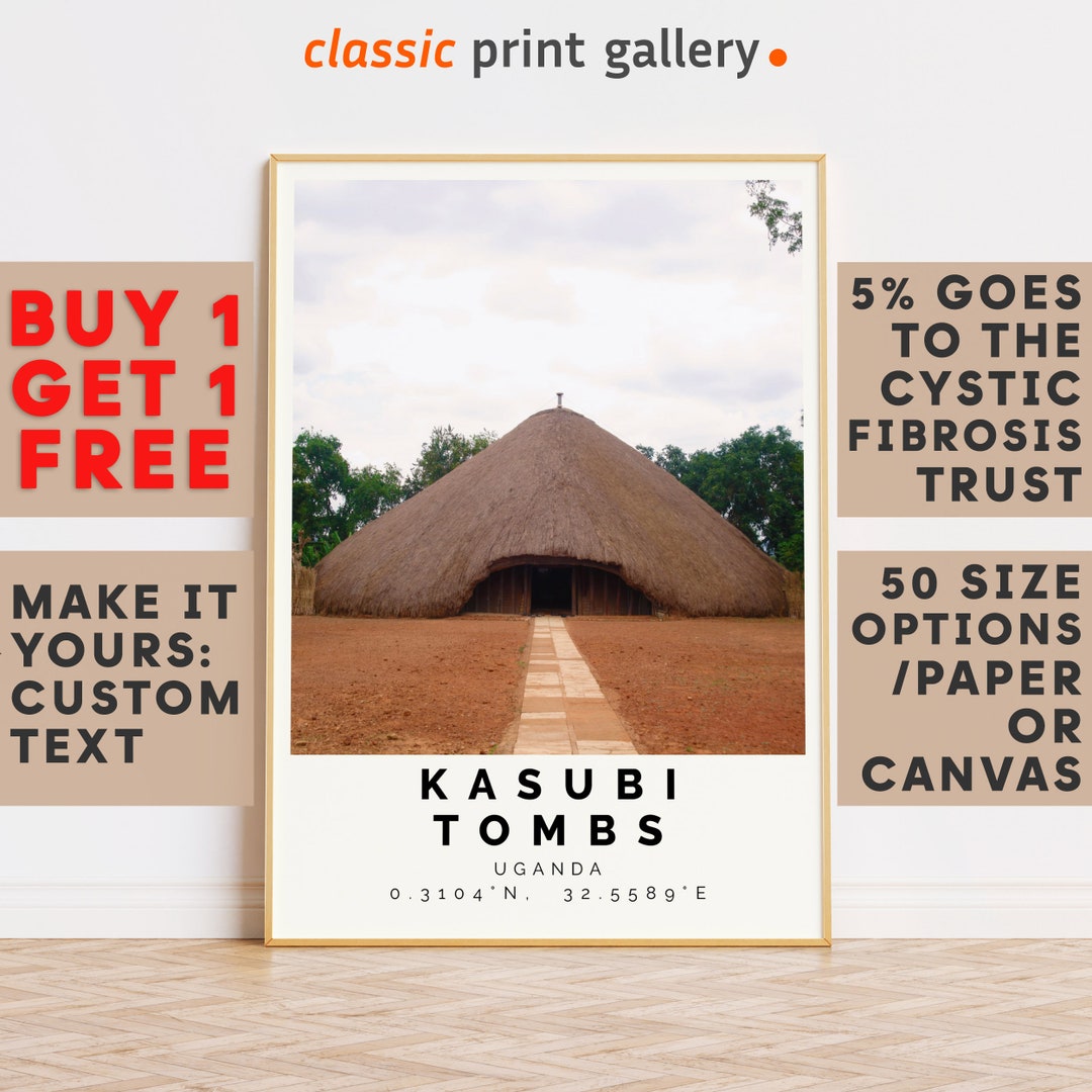 Kasubi Tombs Print,kasubi Tombs Wall Art,kasubi Tombs Colorful Poster ...