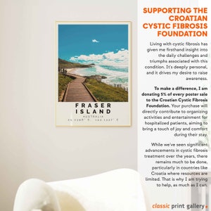 Fraser Island Poster Colorful Print, Fraser Island Wall Art, Fraser ...