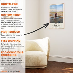 Lake Natron Print,lake Natron Wall Art,lake Natron Colorful Poster ...