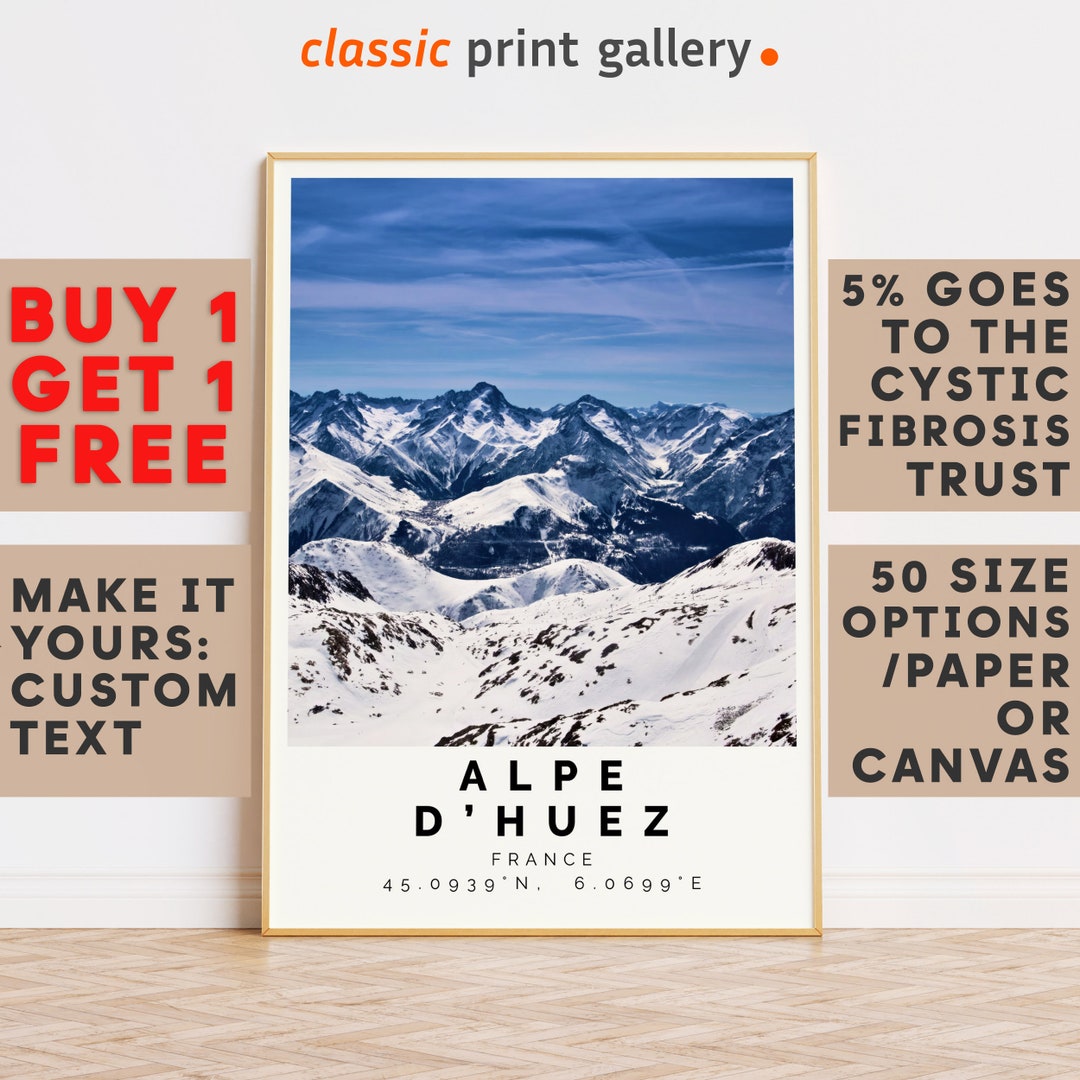 Alpe D'huez Print,alpe D'huez Wall Art,alpe D'huez Colorful Poster ...