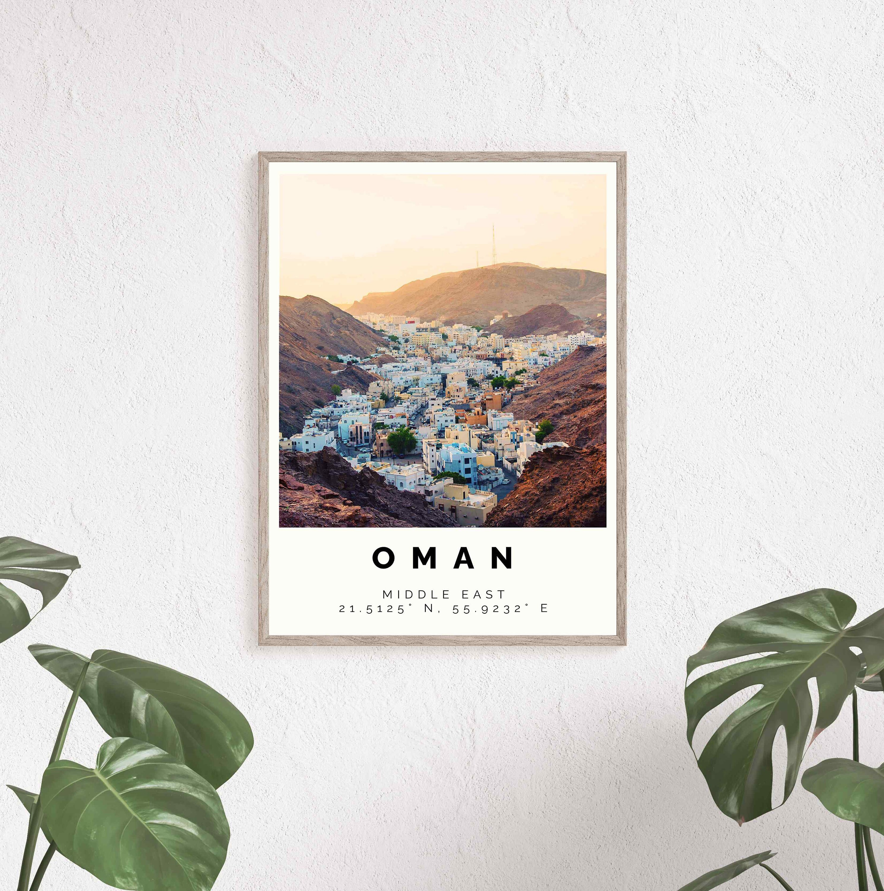 Oman Poster Colorful Print Oman Wall Art Oman Photo Decor - Etsy