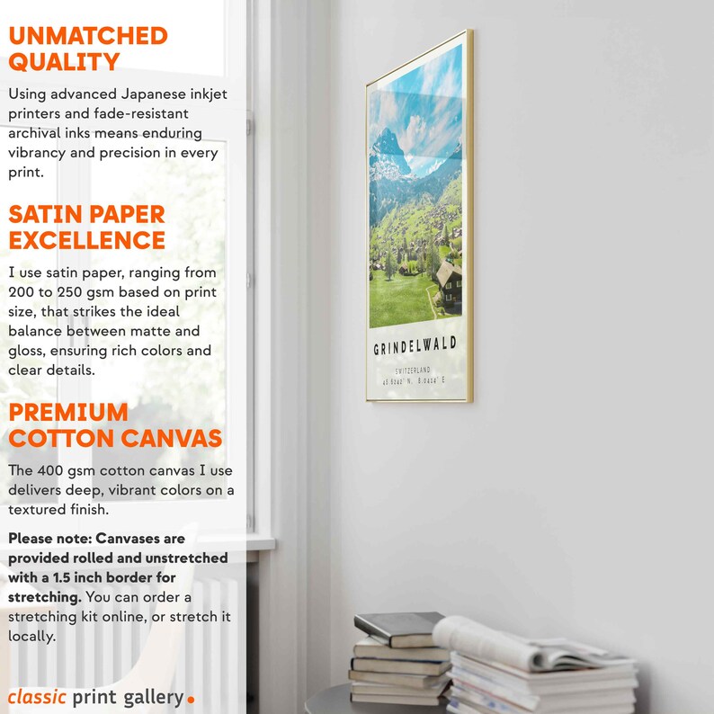 Grindelwald Poster Colorful Print, Grindelwald Wall Art, Grindelwald ...