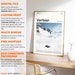 Verbier Print, Verbier Wall Art, Verbier Color Poster With Text ...