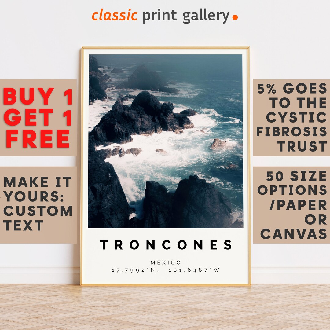 Surf Poster,troncones Print,troncones Wall Art,troncones Colorful ...