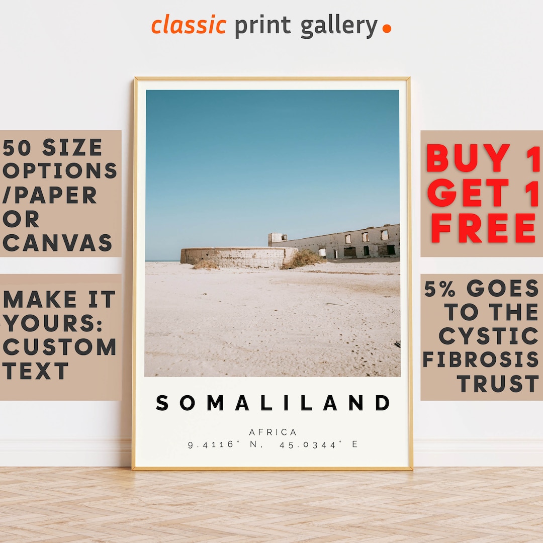 Somaliland Poster Colorful Print, Somaliland Wall Art, Somaliland Photo ...