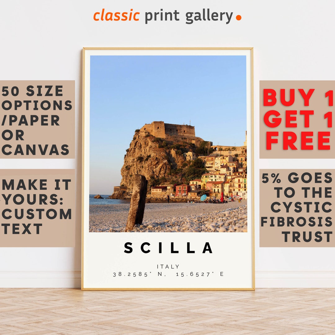 Scilla Poster Colorful Print, Scilla Wall Art, Scilla Photo Decor ...