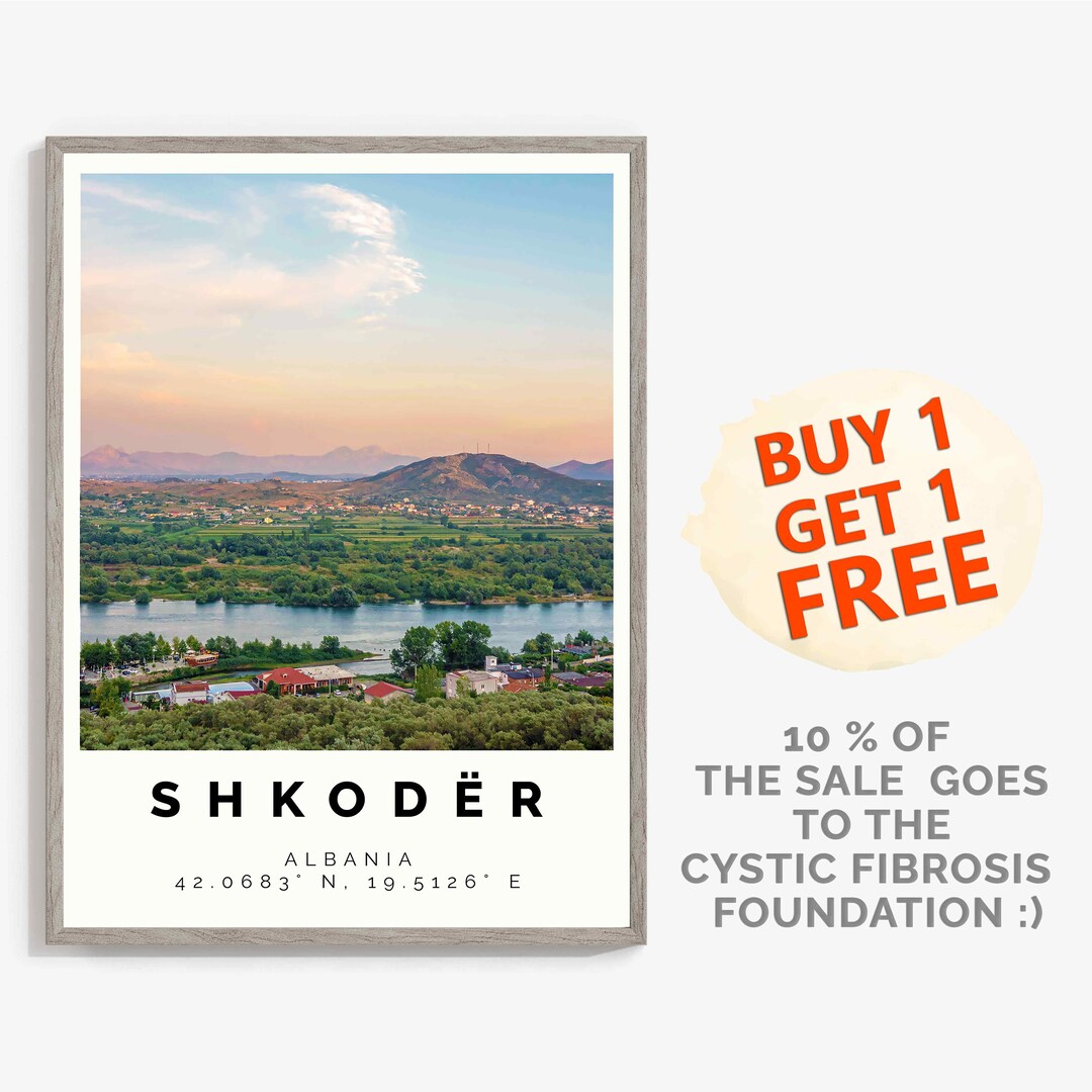 Shkodër Poster Colorful Print Shkodër Wall Art Shkodër Photo - Etsy