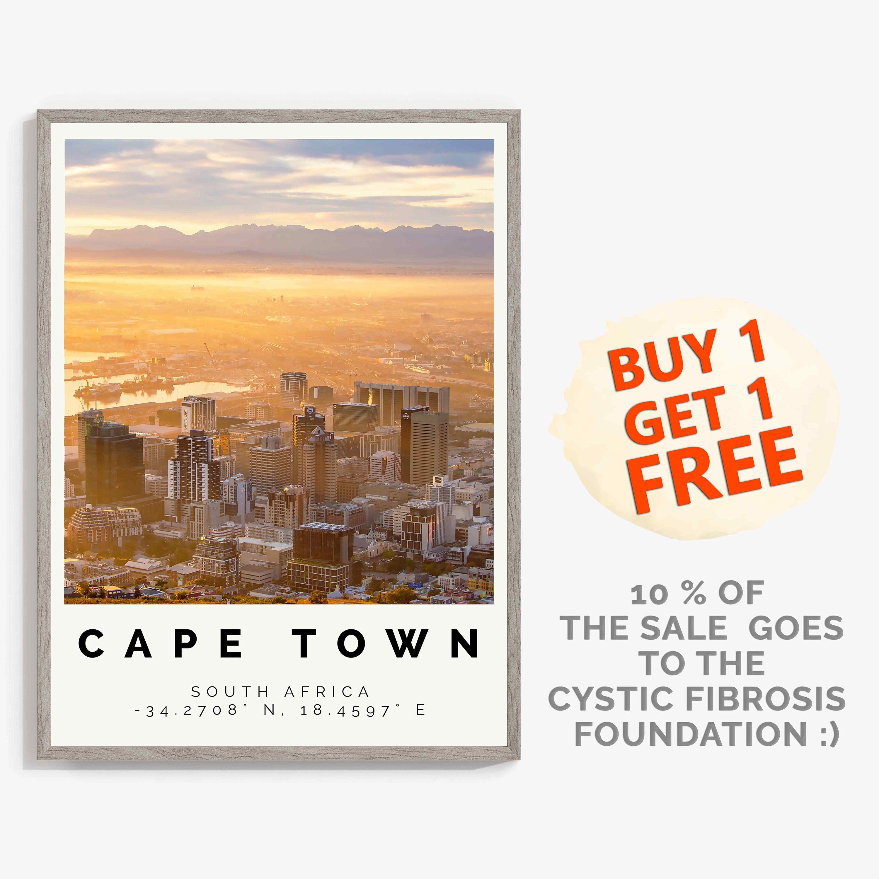 Cape Town Poster Colorful Print Cape Town Wall Art Cape Town - Etsy