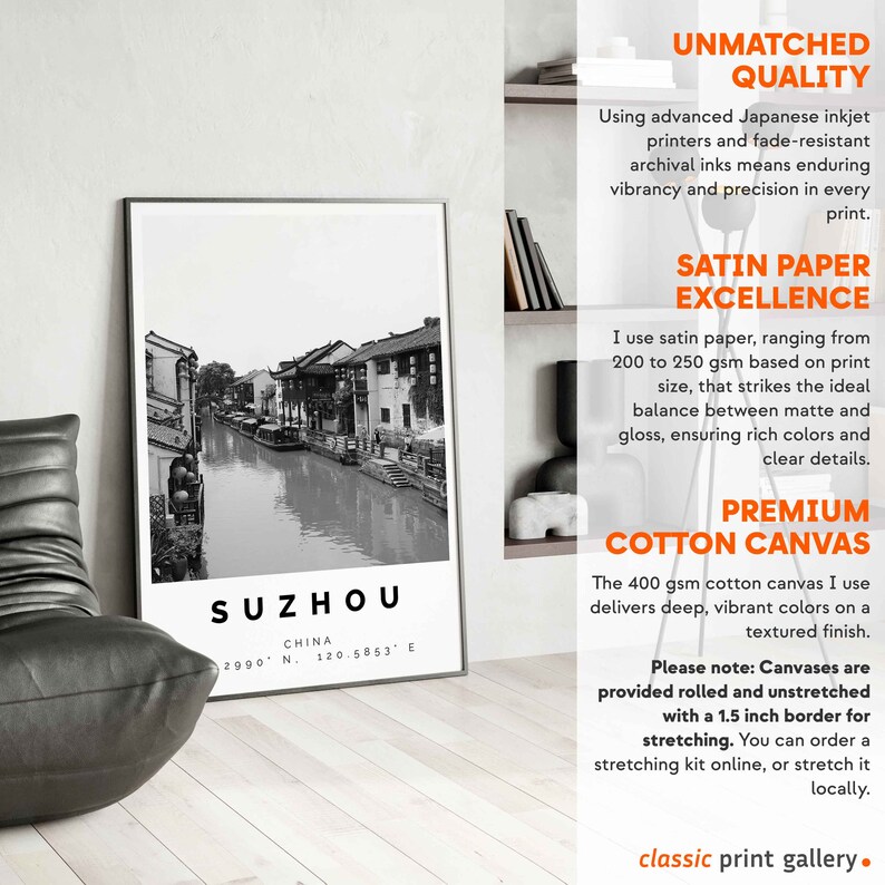 Suzhou Poster Print,suzhou Wall Art, Housewarming Gift, Housewarming ...