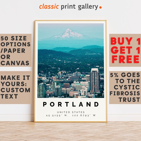 Portland Wall Art - Etsy