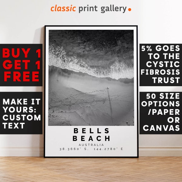 Bells Beach Poster - Etsy