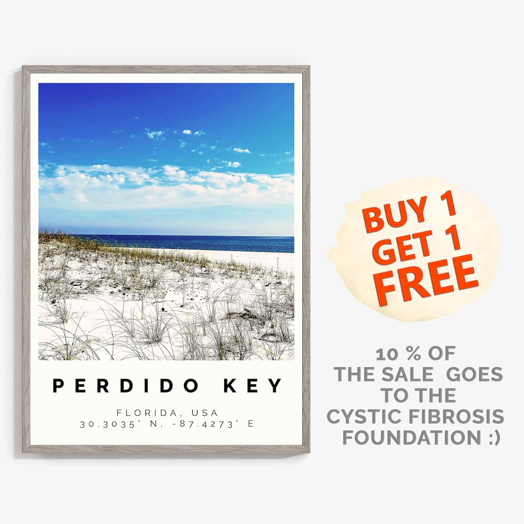 Perdido Key Poster Colorful Print Perdido Key Wall Art - Etsy