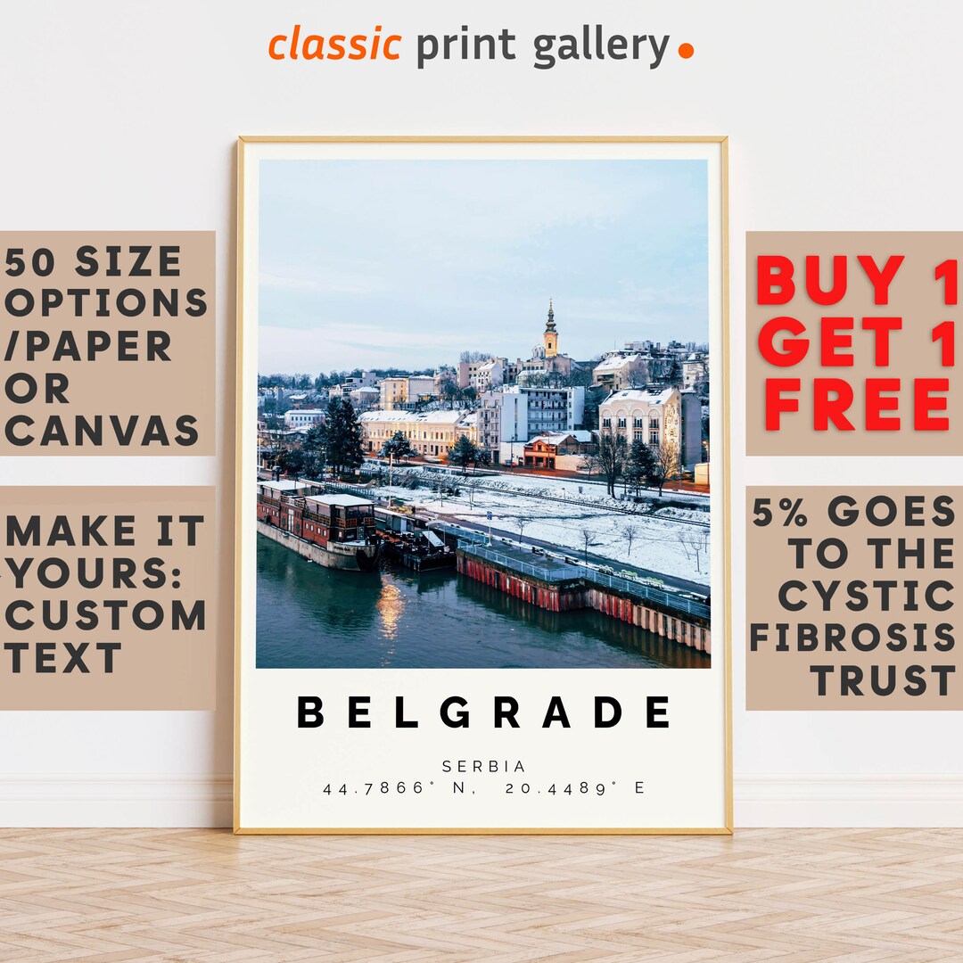 Beograd Poster Bunt Druck Beograd Wandkunst Beograd Foto - Etsy.de