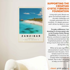 Zanzibar Poster Colorful Print, Zanzibar Wall Art, Zanzibar Photo Decor ...