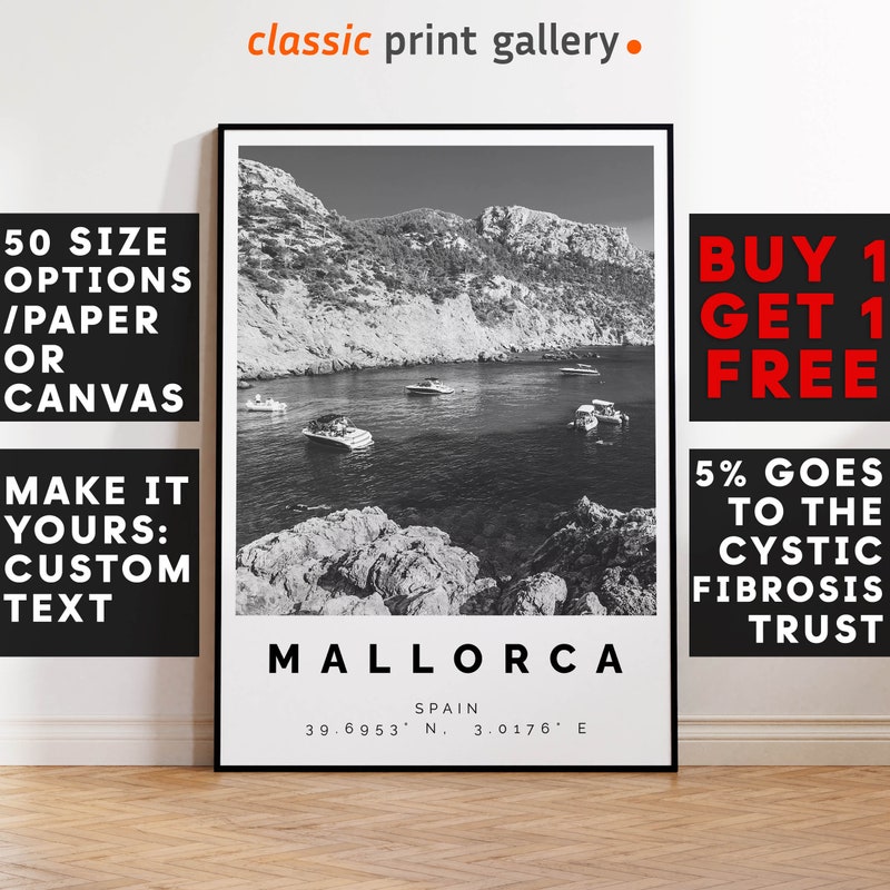Mallorca Poster - Etsy