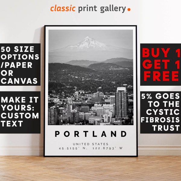 Portland Wall Art - Etsy