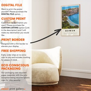 Bowen Print Colorful Poster|bowen Wall Art|bowen Travel Poster Gift ...